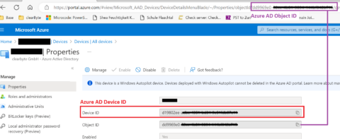 Intune & Azure AD - Auslesen Device ID’s - clearbyte GmbH